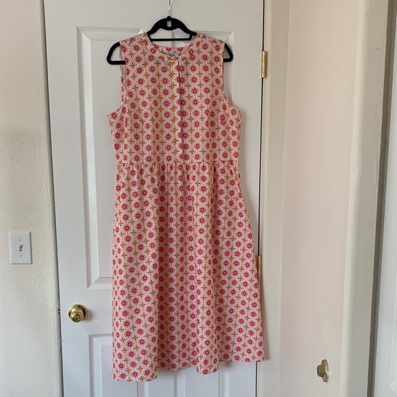croft & barrow | Dresses | Croft Barrow Red And White Sleeveless Midi ...